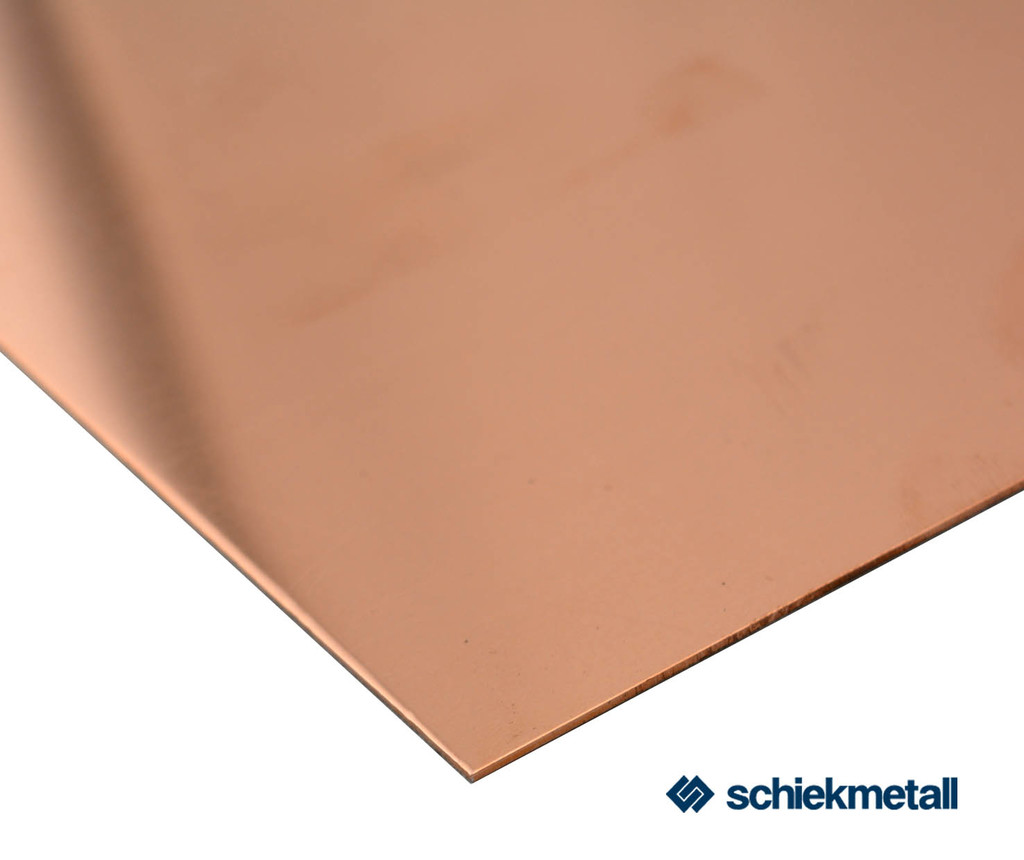 Kupfer-Blech EN CW004 A (Cu-ETP) 1,5x1000x2000 mm halbhart R240 EN 1652